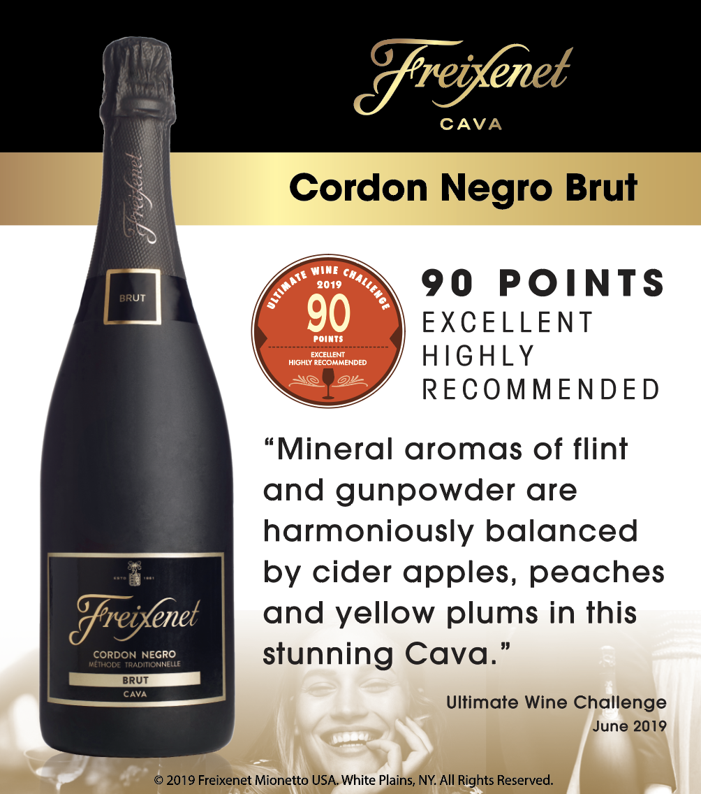 Freixenet Cordon Negro Brut - Ultimate Wine Challenge - 90PTS ...