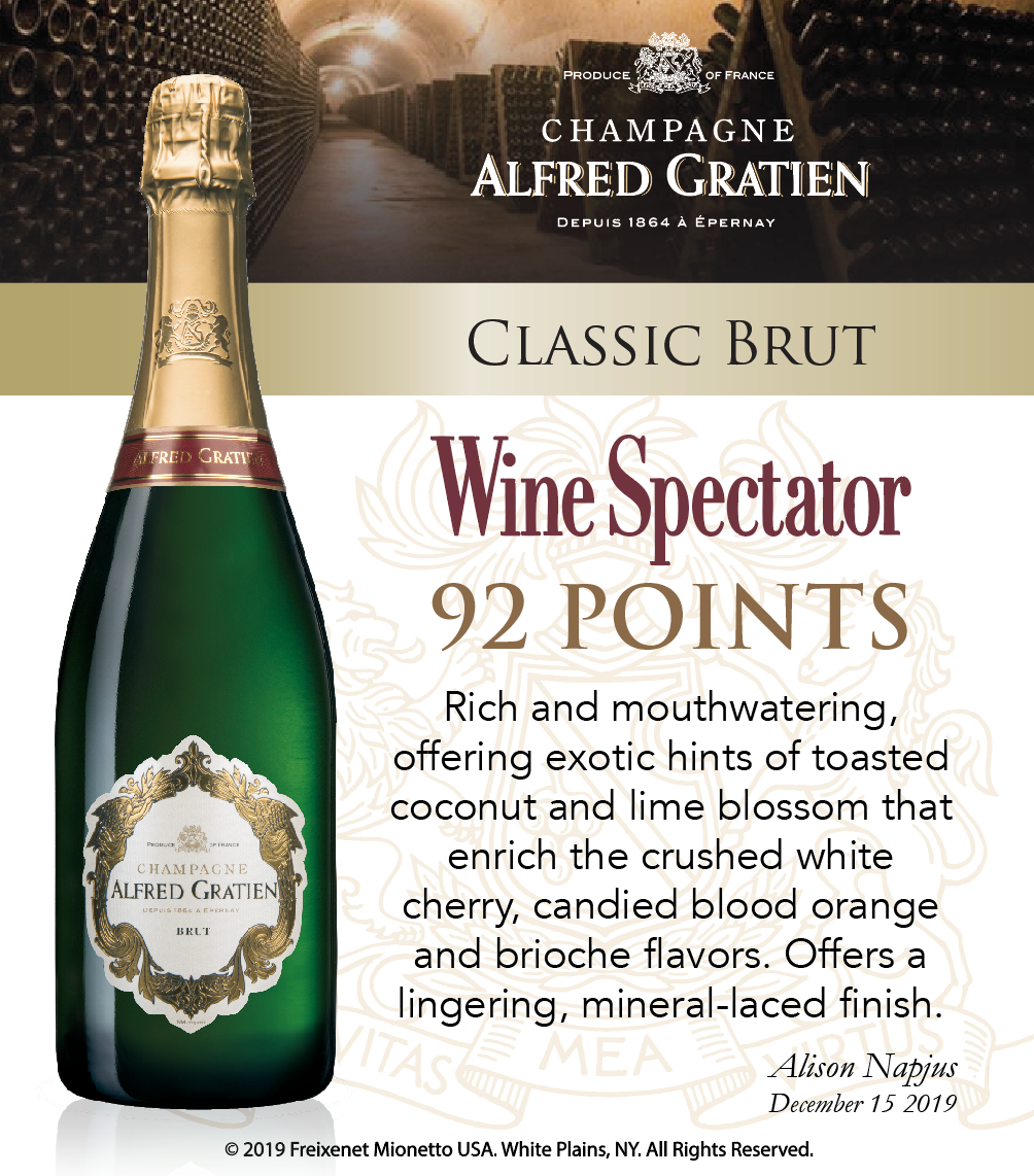 Alfred Gratien - Classic Brut - Wine Spectator - 92PTS - Shelftalker ...