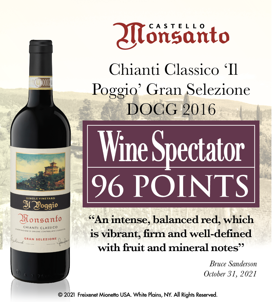 Castello Monsanto - Il Poggio Gran Selezione - Wine Spectator - 96 ...