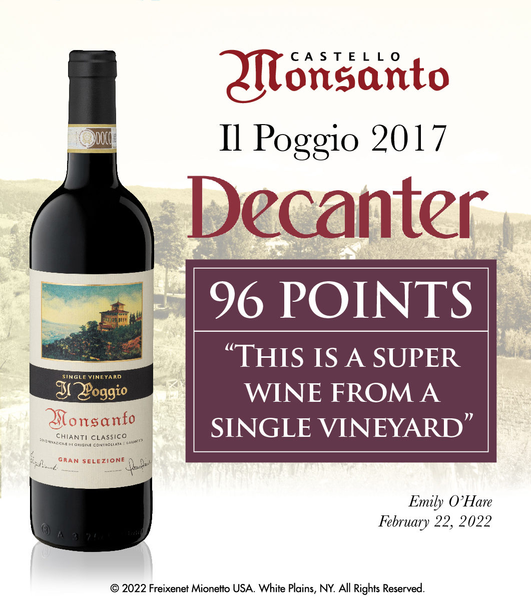 Castello di Monsanto Archives - Freixenet Mionetto - Trade Tool