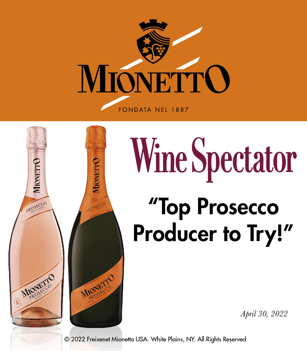 Mionetto - Wine Spectator - Top Prosecco Producer - Shelftalker ...